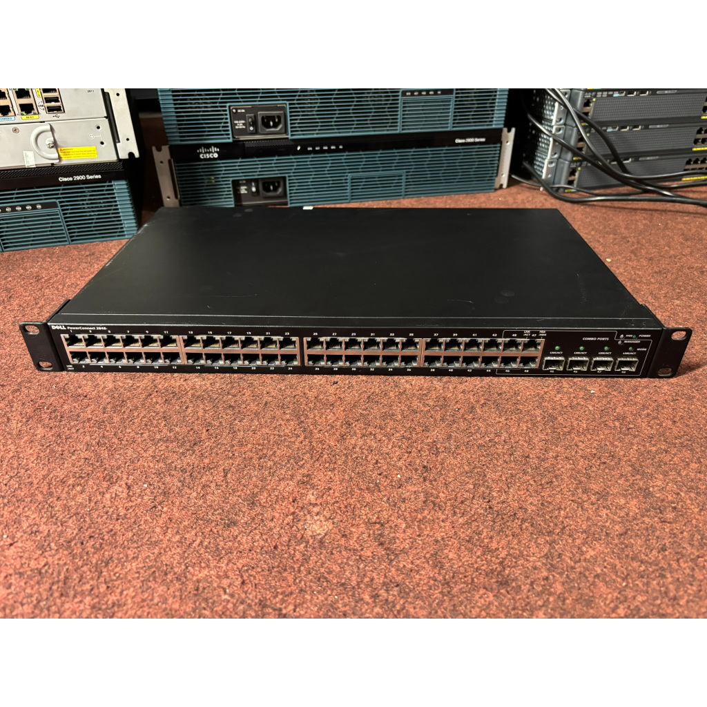 Jual Switch Dell PowerConnect 2848 48 port Gigabit Ethernet 4 SFP 1G ...