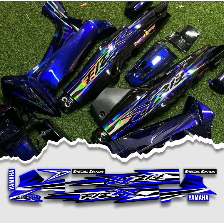 Jual STRIPING FIZR VARIASI LIMITED SPECIAL EDITION FIZ R HOLOGRAM BIRU ...
