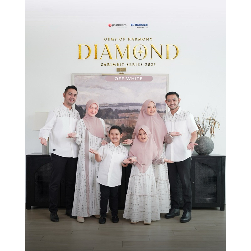 Jual YASMEERA - Diamond Offwhite SARIMBIT YASMEERA x El-Rasheed 2025 ...