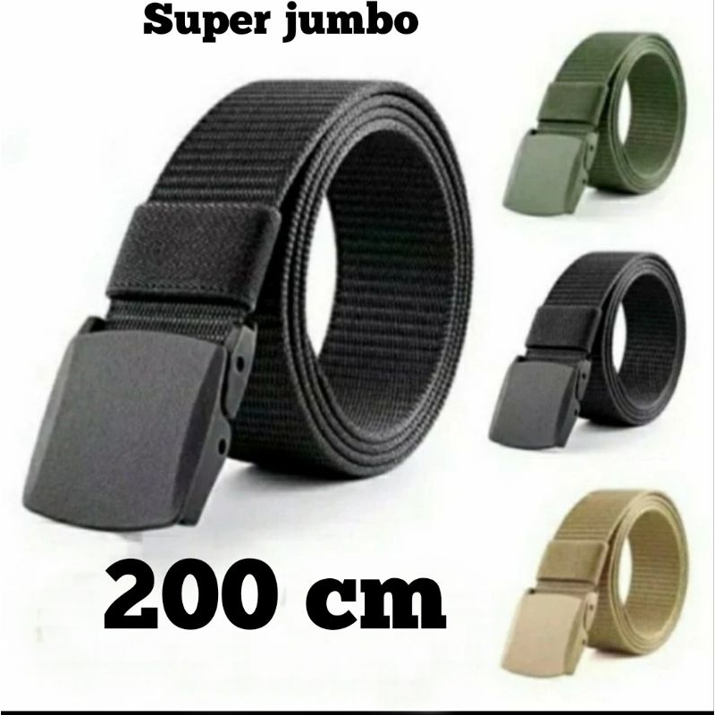 Jual GESPER IKAT PINGGANG PRIA KANVAS ANTI X RAY SUPER JUMBO 200 CM | Shopee Indonesia