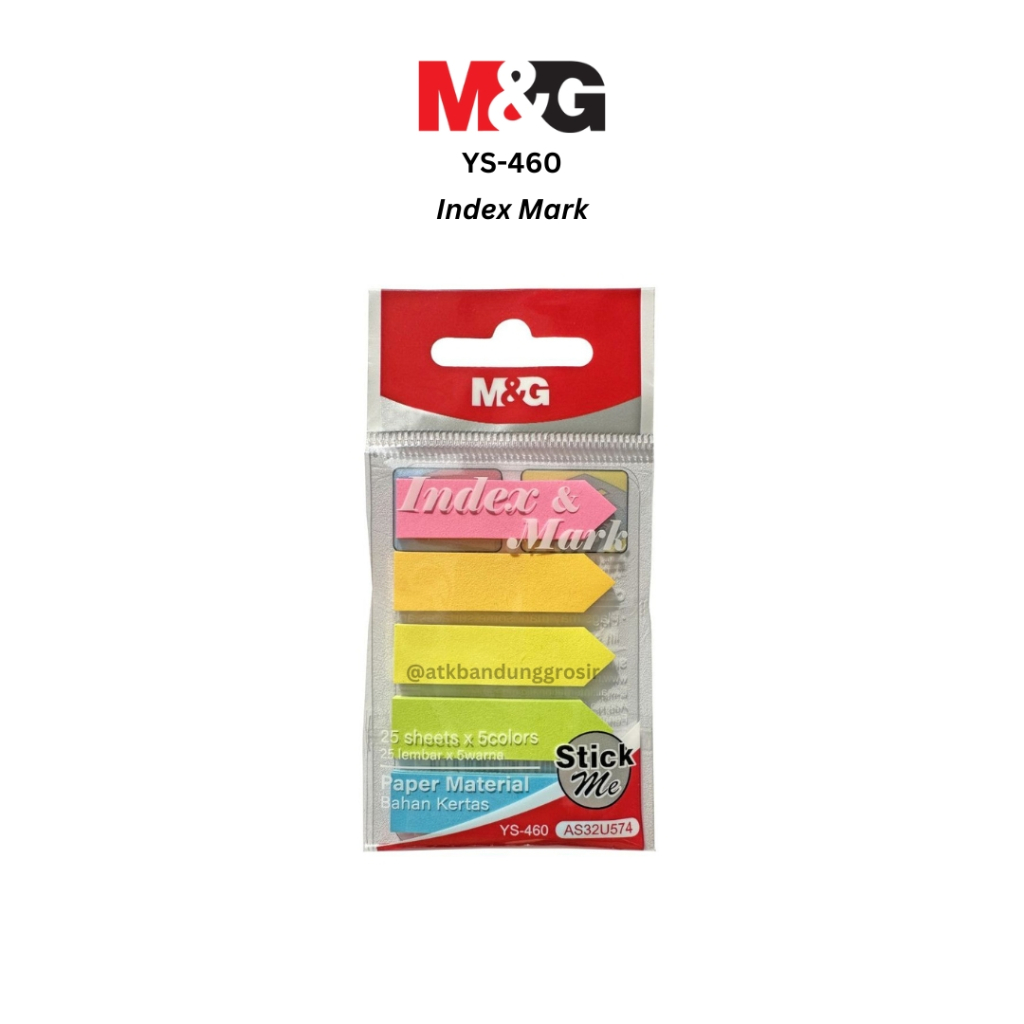 Jual Index Memo M&G AS32U574 Index Mark Sticky Notes Arrow Flags Sticky ...