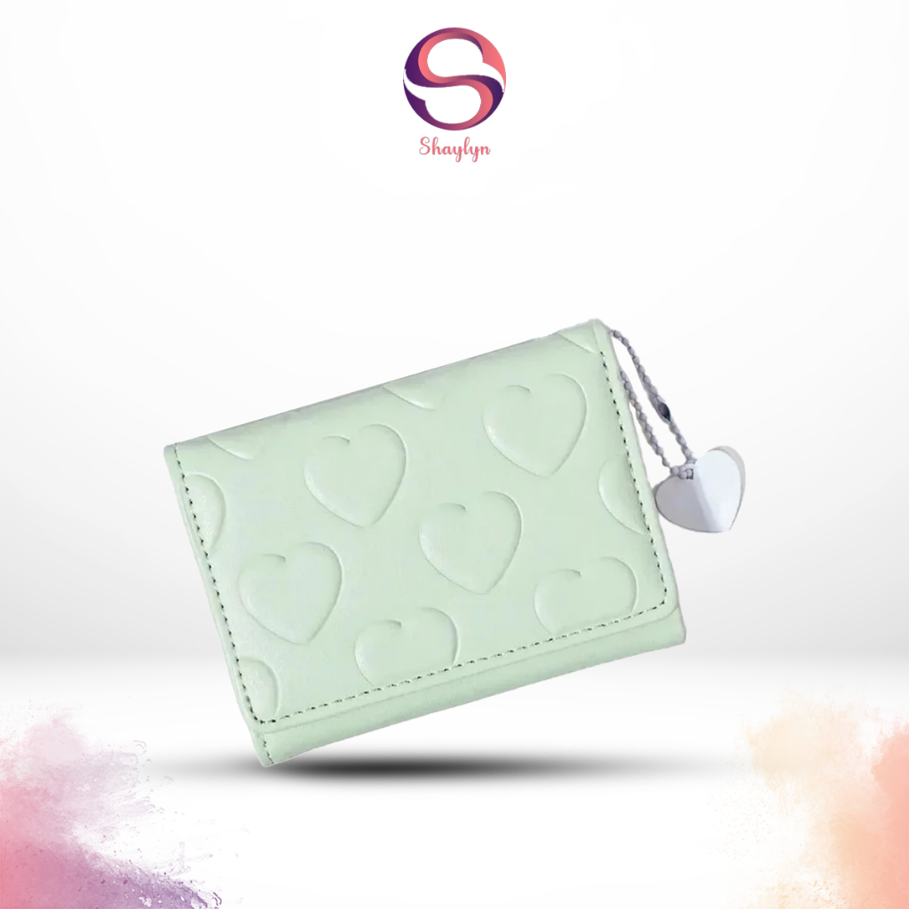 Jual Dompet Lipat Wanita Aesthetic Motif Lucu Timbul Dompet Mini ...
