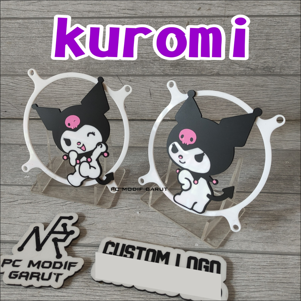 Jual AKSESORIS PC FAN COVER GRILL FAN CUSTOM KUROMI EDITION | Shopee ...