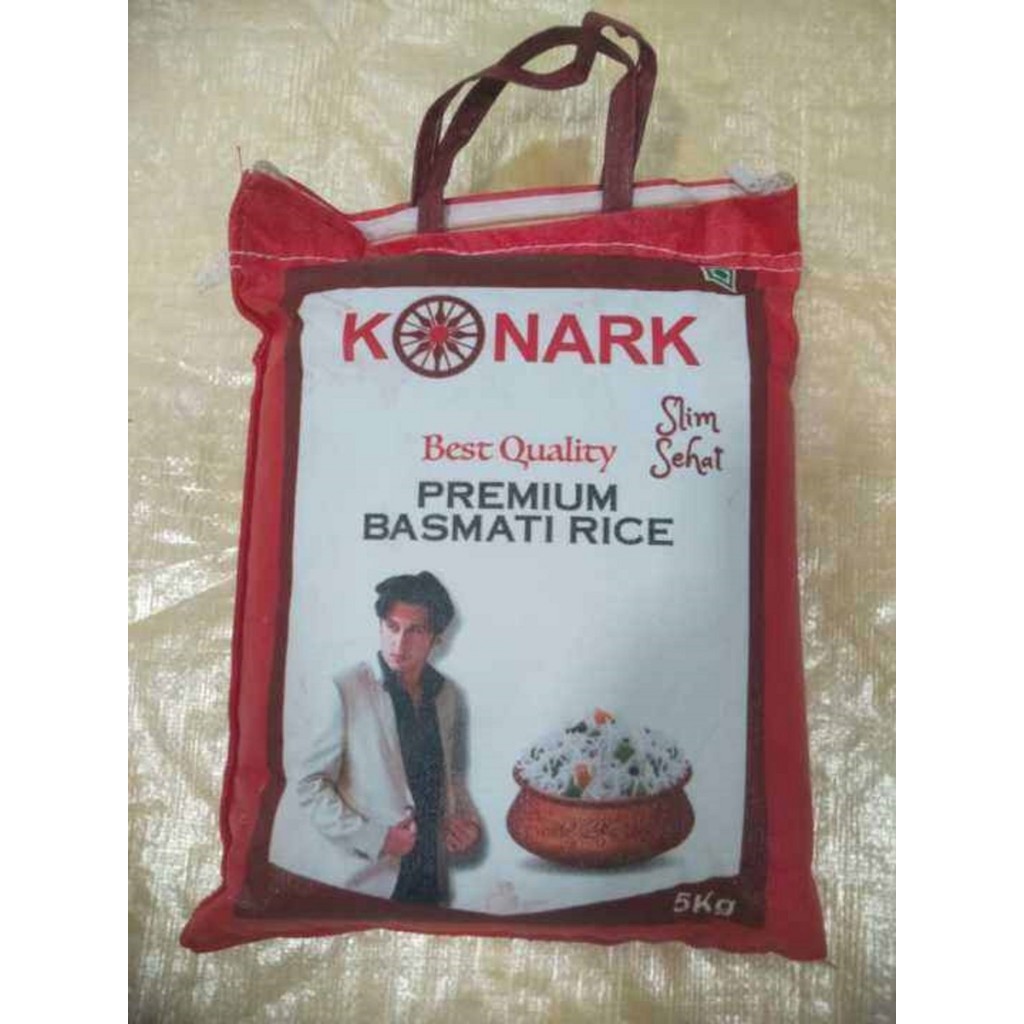 Jual KONARK INDIA BASMATI RICE 5KG | Shopee Indonesia