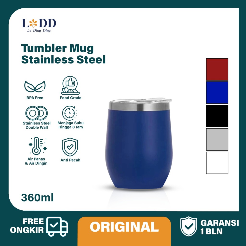 Jual Tumbler Mug Stainless Steel Tumblr Kopi Model Gelas Tahan Dingin ...