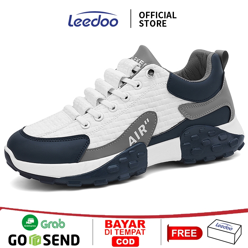 Jual Leedoo Sepatu Sneakers Pria Casual Sepatu Kerja Kuliah Sepatu Olahraga Lari Jogging Outdoor ...