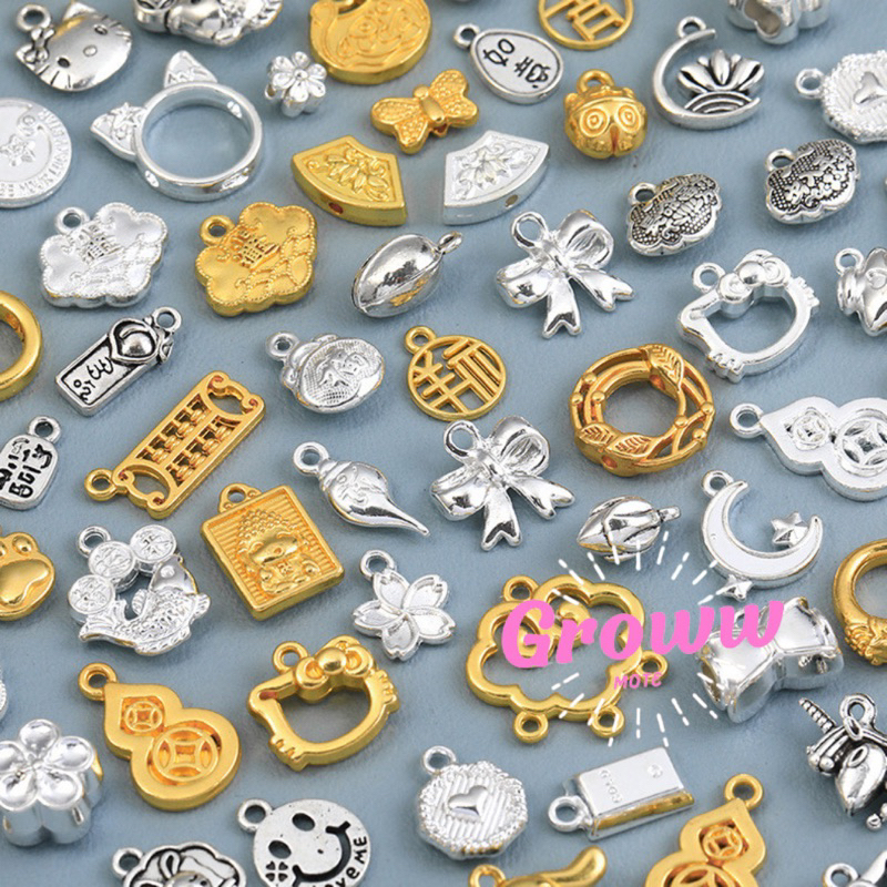 Jual Manik Mote Charm BBC Ringan Kupu Kupu Love (15gr) | Shopee Indonesia