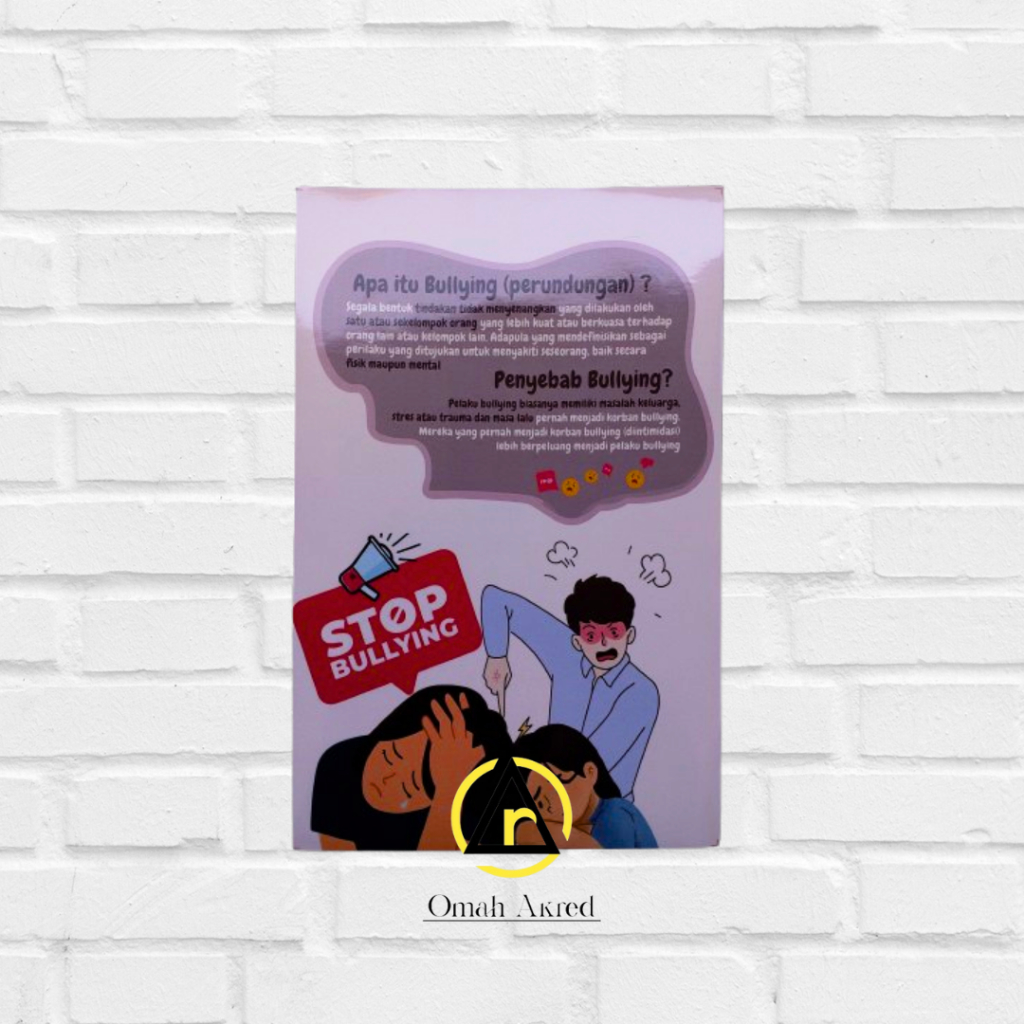 Jual Stiker Apa Itu Bullying - Stiker Stop Perundungan - Stiker Vinyl ...