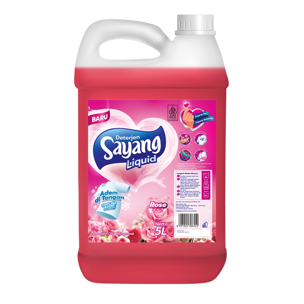 Jual Sayang Rose Liquid Detergent 5 Liter | Shopee Indonesia