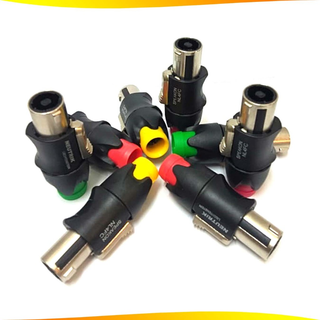Jual Neutrik Speakon Speaker 4pin Besi -Jack Audio Connector 1pcs ...