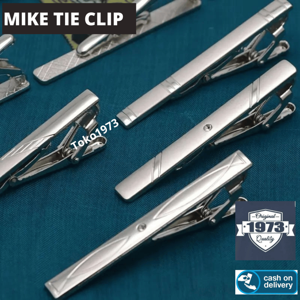 Jual MIKE METAL TIE CLIP - wedding clamp necktie penjepit dasi | Shopee ...