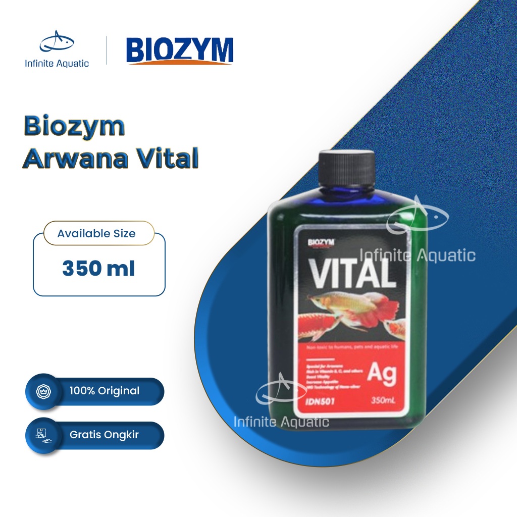 Jual Biozym Arowana Arwana Vital for Arowana - 350ml | Shopee Indonesia