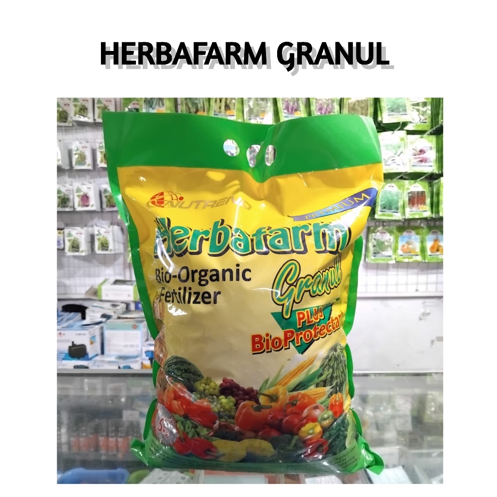 Jual Herbafarm Granul 5kg Pupuk Bio Organik Padat Nutrend Tanaman ...