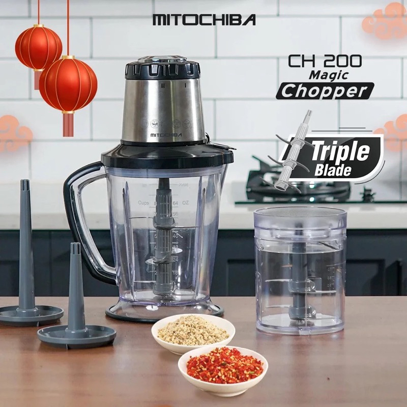 Jual MITOCHIBA Chopper CH 200 MITO CH200 Chopper Blender CH-200 Food | Shopee Indonesia