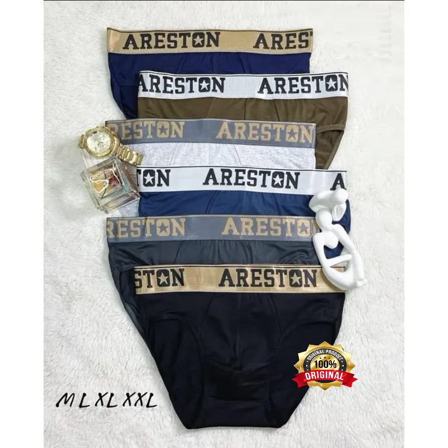 Jual Celana Dalam Segitiga Pria Premium Karet Gold Series Areston ...