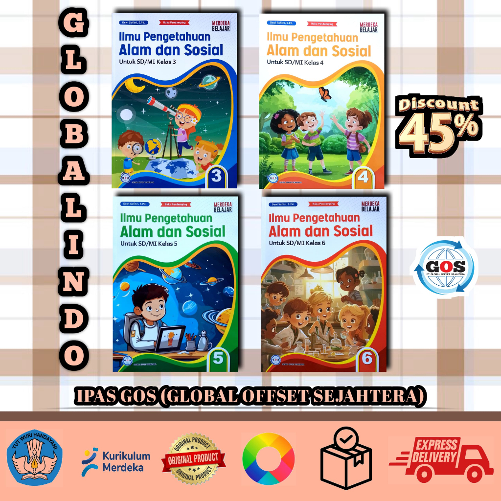 Jual Buku Siswa IPAS : Ilmu Pengetahuan Alam dan Sosial GOS ( Global Offset Sejahtera ) Kelas 3 ...