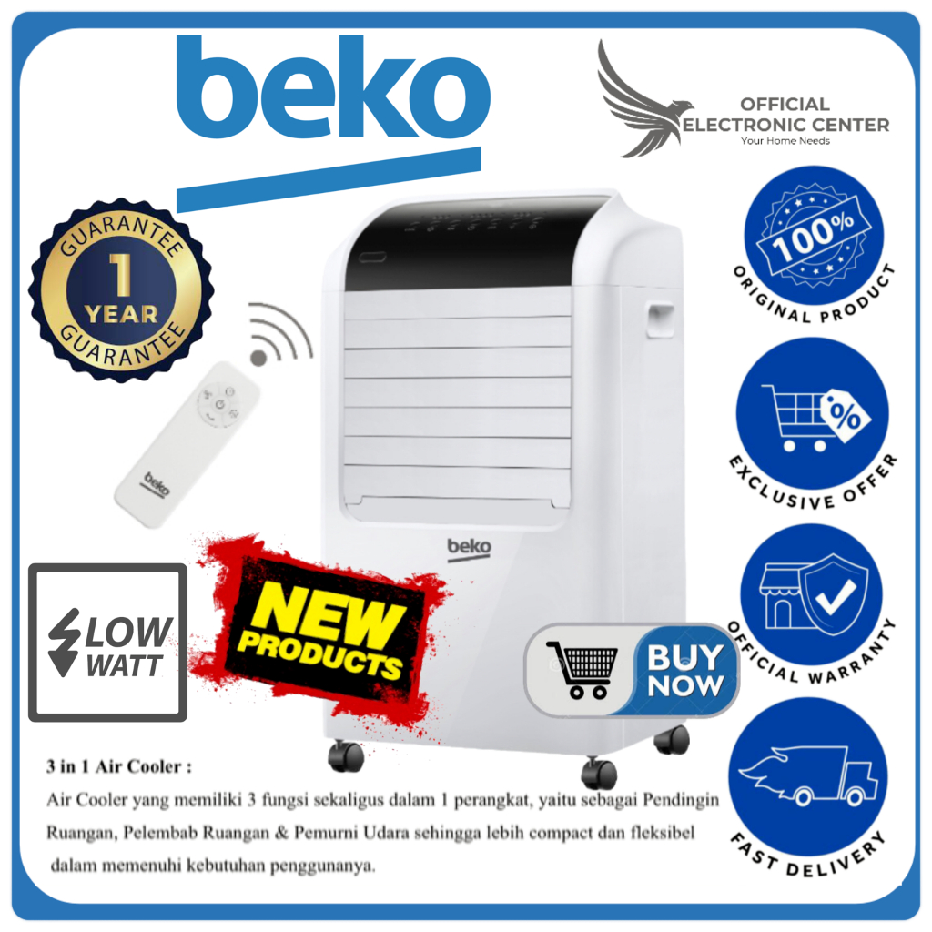 Jual AIR COOLER BEKO EFE-6030W EFE6030W 6030W SUPER LOW WATT 8L BIG ...