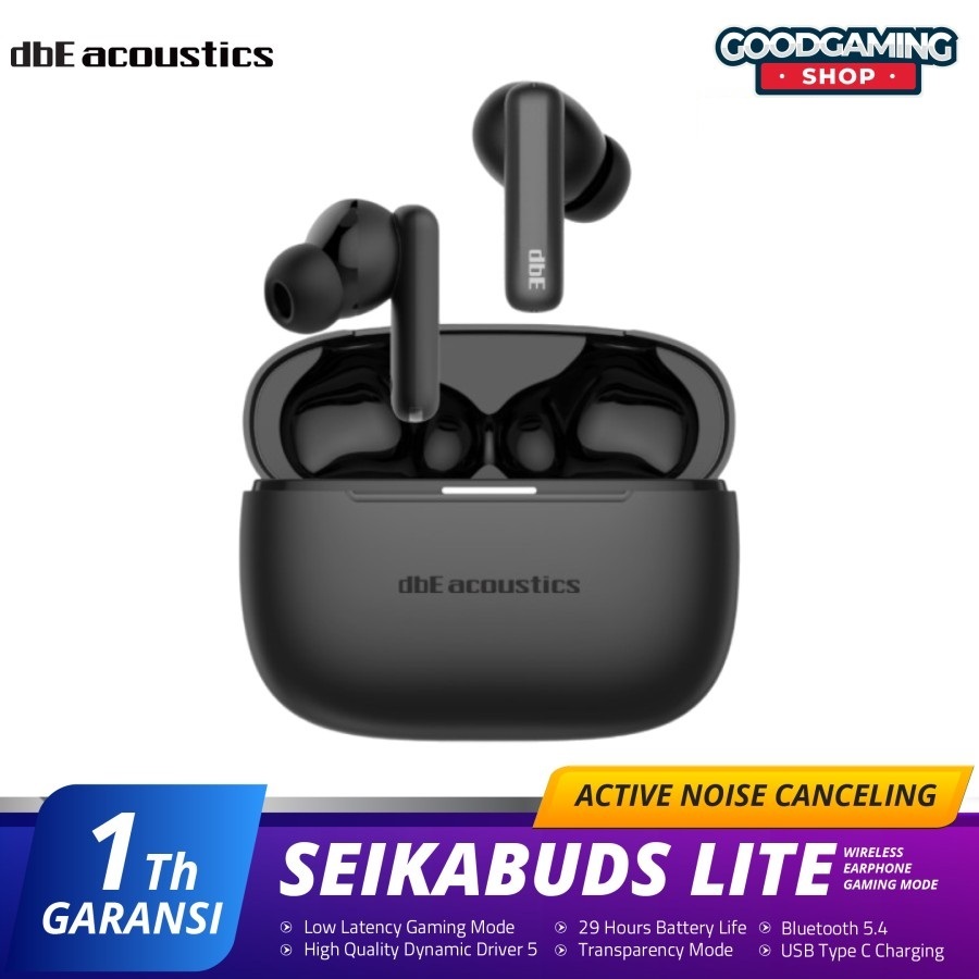 Jual dbE Seikabuds Elite ANC TWS Earphone Wireless Gaming | Shopee ...