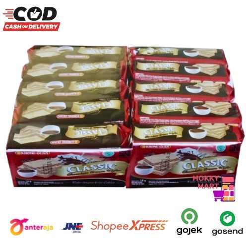 Jual [ HOKKY ] Khong Guan Grand Classic Chocolate Cream Wafer Renceng ...
