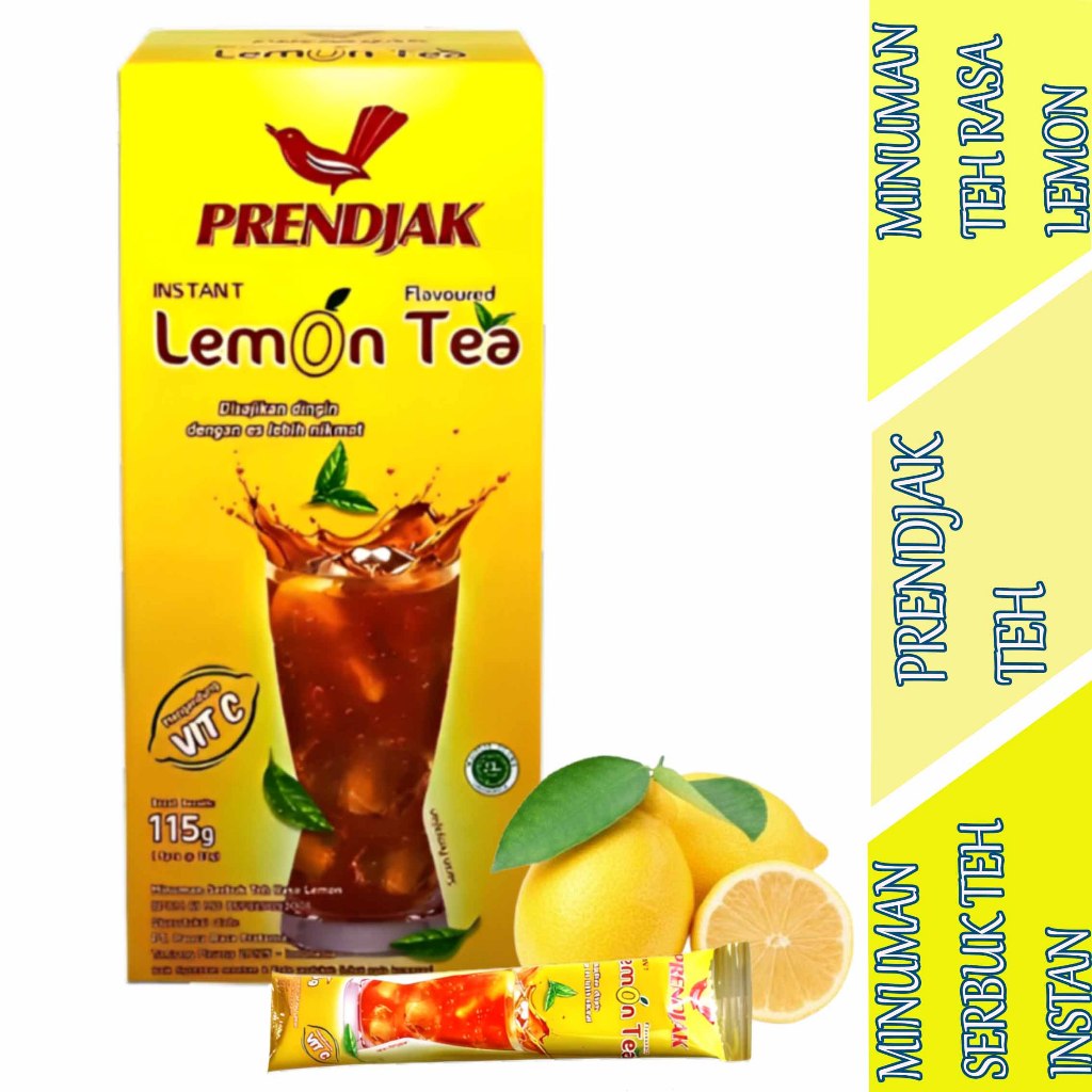 Jual Minuman Teh Rasa Lemon Tea - Prendjak - Minuman Serbuk Teh Instan ...