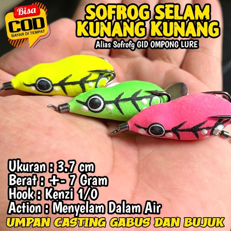 Jual SOFROG GID / SOFROG KUNANG KUNANG / SOFTFROG GID / SOFTFROG ...