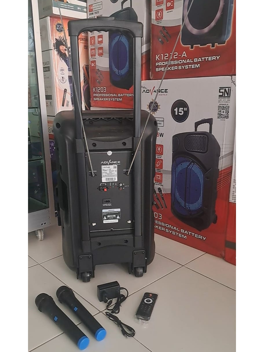 Jual Speaker Portable Advance 12" K1212 / ADVANCE K-1212 | Shopee Indonesia
