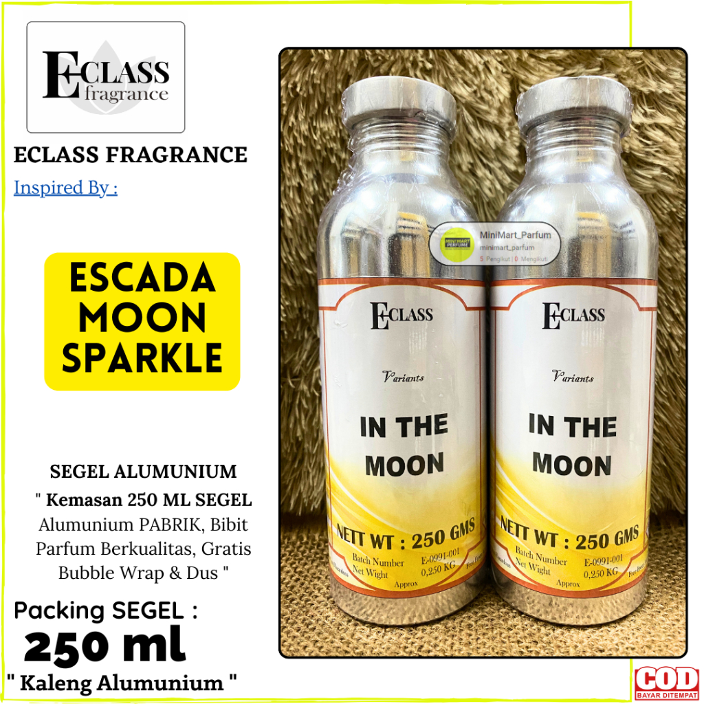 Jual Bibit Parfum E. MOON SPARKLE ( 250 ML SEGEL Alumunium ) ECLASS Fragrance - MOON SPARKLE BY ...
