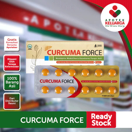 Jual Curcuma Force 12 Tablet #SUPLEMENNAFSUMAKAN | Shopee Indonesia