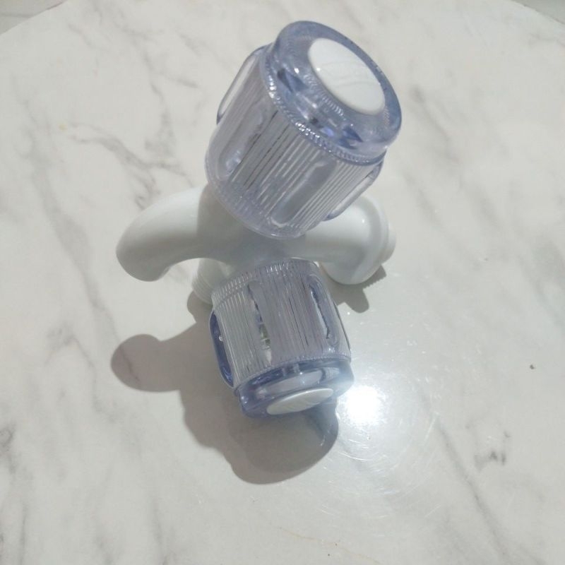 Jual Kran Cabang PVC /Keran Dobel Plastik/ Kran Shower Plastik | Shopee ...
