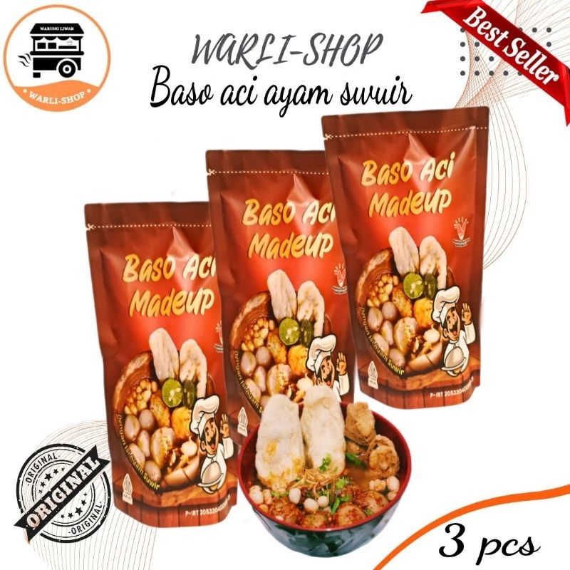 Jual paket 3 pcs baso aci premium paket 3 pcs ( 3 pack) baso aci ayam ...