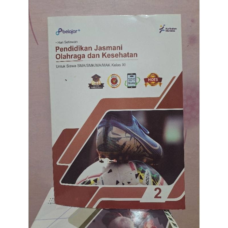 Jual buku pjok/penjaskes/penjas/!pendidikan jasmani olahraga dan kesehatan kelas 11 XI 2 sma ma ...