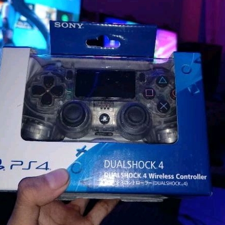 Jual STIK PS4 ORI MESIN LIMITED EDITION TRANSPARAN | Shopee Indonesia