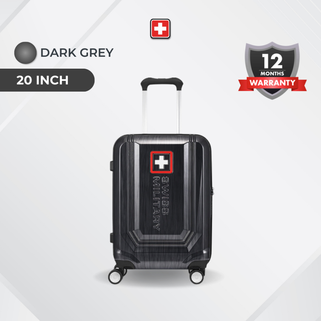 Jual Swiss Military Koper Stila Dark Gray - Koper Kabin 20 inch ...