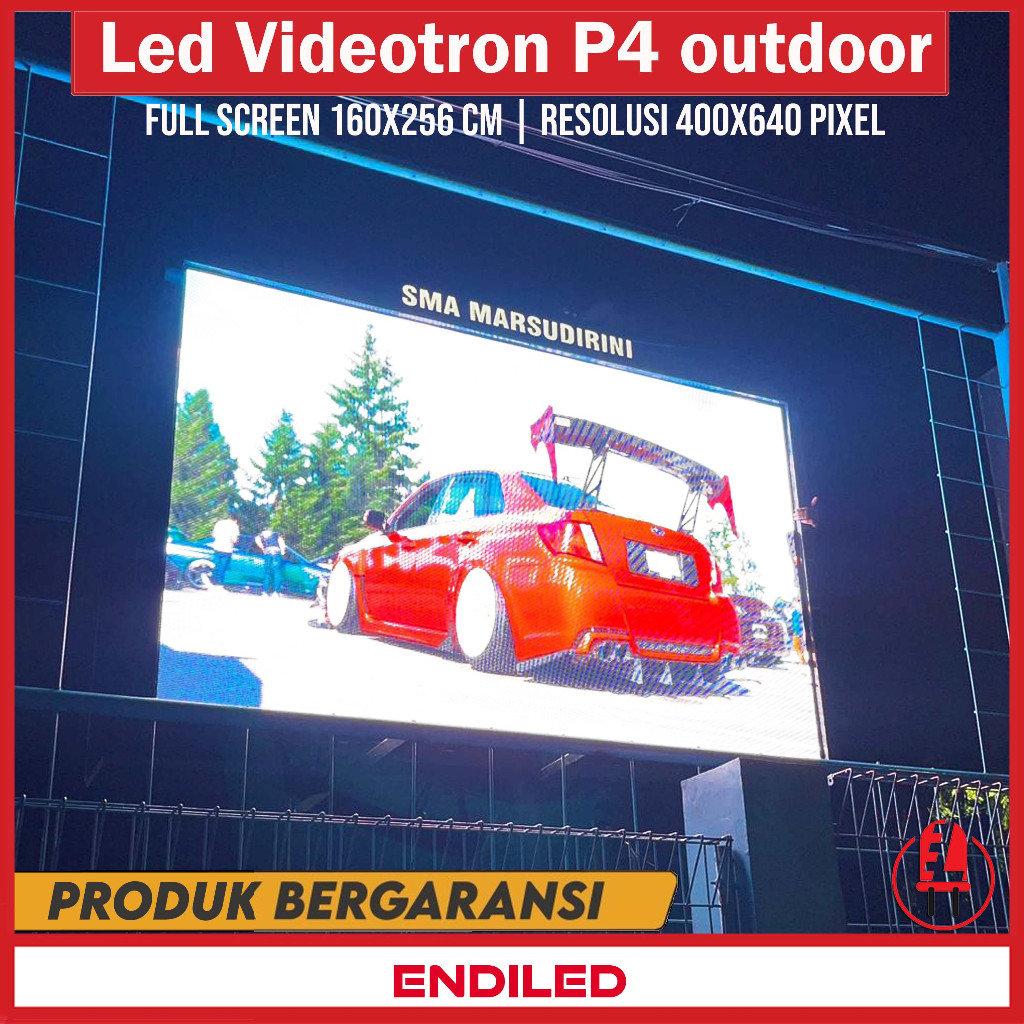 Jual Led Videotron P4 outdoor full color framerate 1920hz | Shopee ...