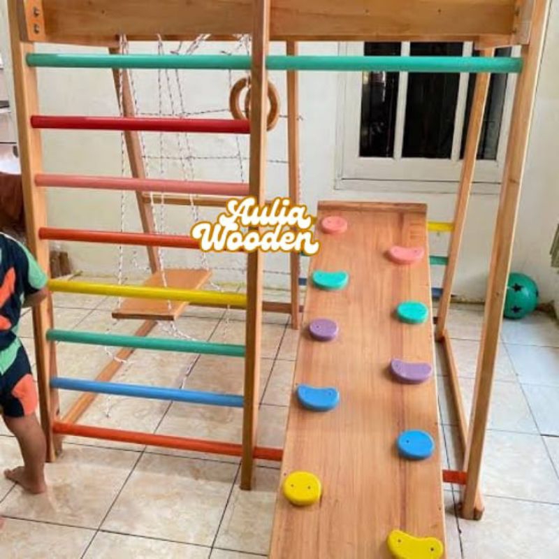 Jual Brakiasi Tipe Besar 140 cm fullset climber / playground anak ...