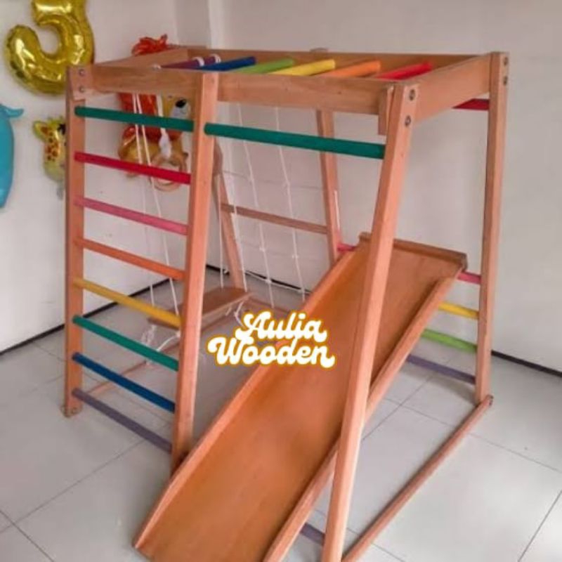 Jual brakiasi ukuran 120 cm x 120 cm warna-warni fullset climber ...