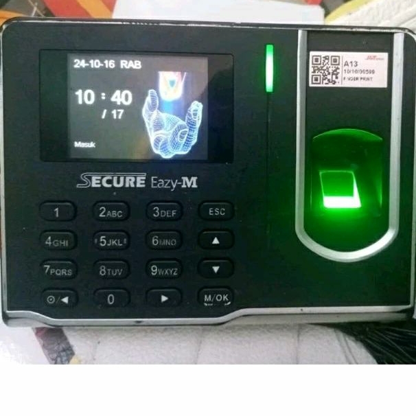 Jual mesin absensi sidik jari SECURE EAZY-M | Shopee Indonesia
