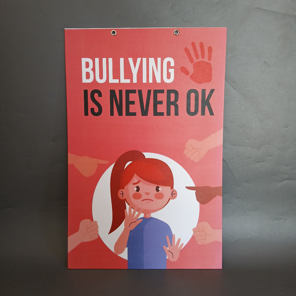 Jual Hard Poster Bullying Is Never Ok - Hard Poster Stop Bullying ...