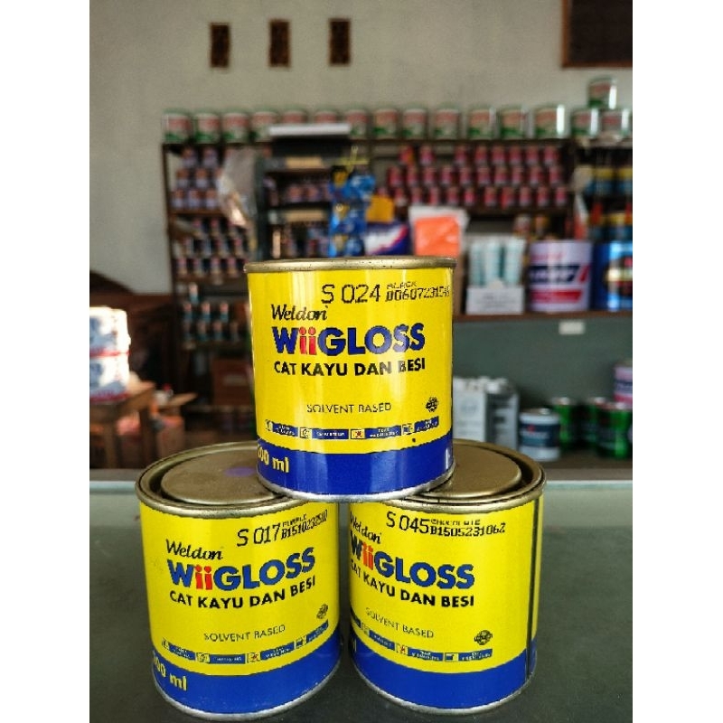 Jual Cat Kayu dan Besi Weldone Wiigloss 200 ml | Shopee Indonesia