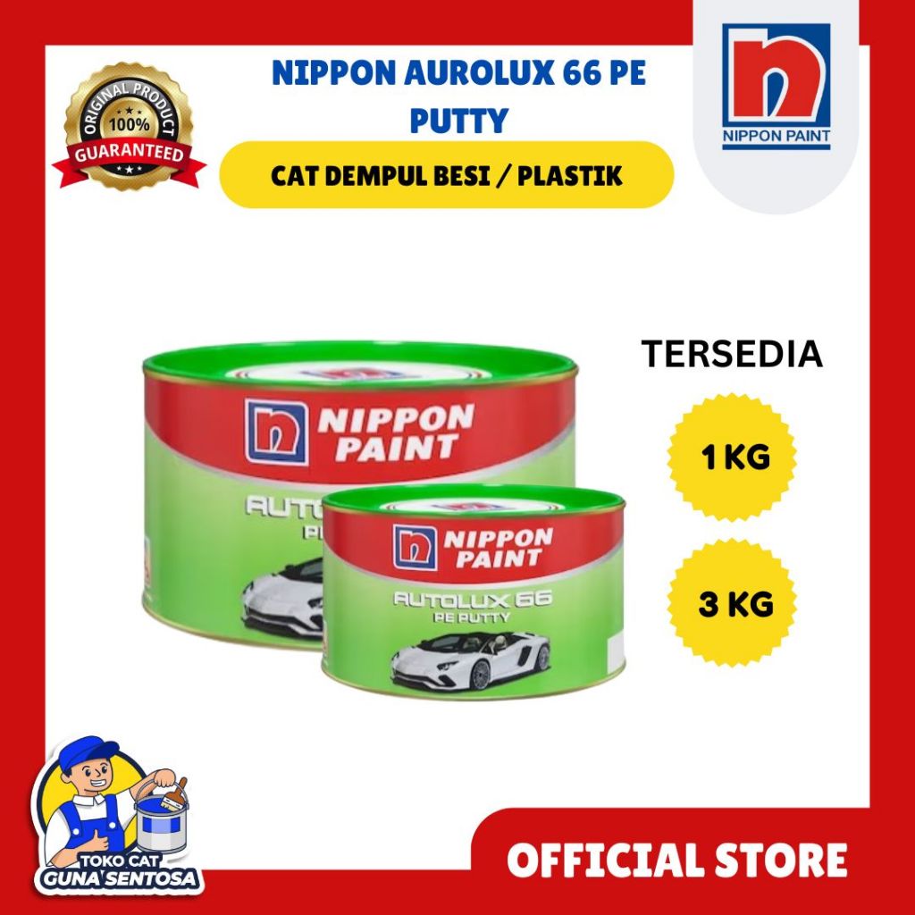 Jual DEMPUL MOBIL AUTOLUX NIPPON PAINT PE 66 PUTTY | Shopee Indonesia