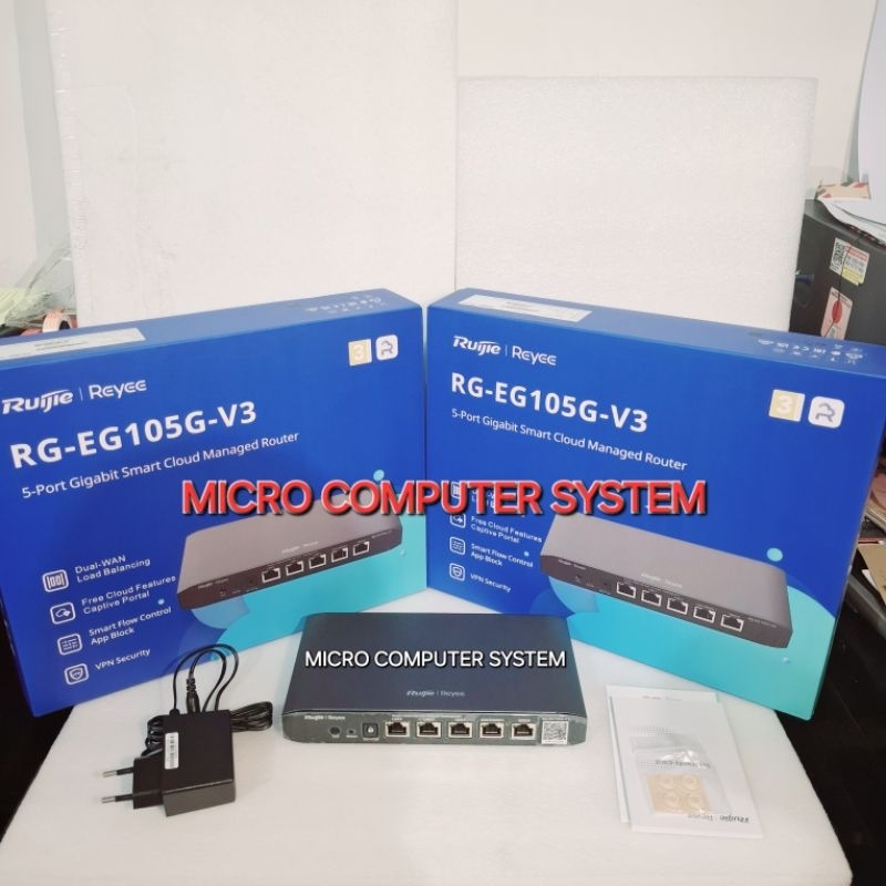 Jual RG-EG105G-V3 Reyee Cloud Managed Router | Shopee Indonesia