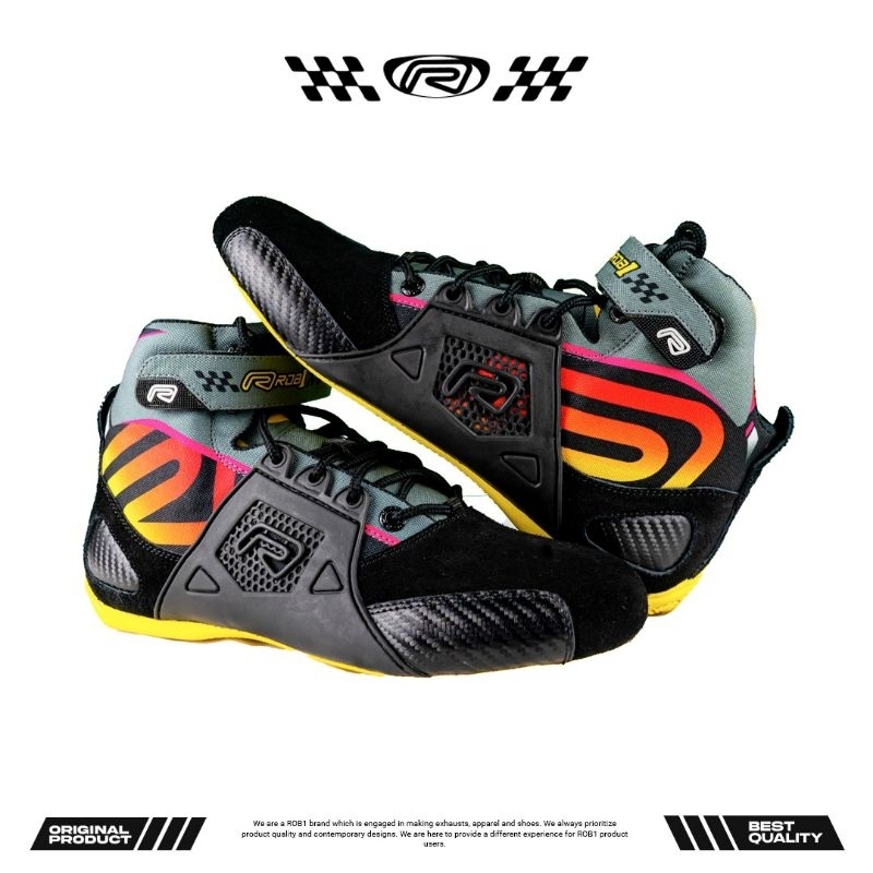 Jual sepatu drag bike rob1 racing terbaru - 100% original | Shopee ...