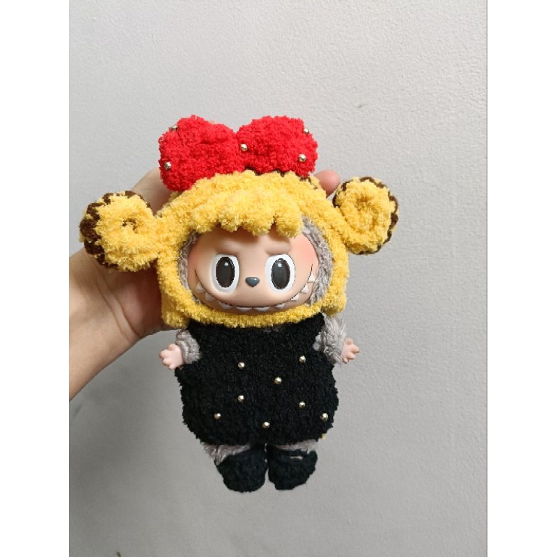 Jual Labubu outfit 17CM V1 & V2 [Ready] baju labubu mini dress CC ...