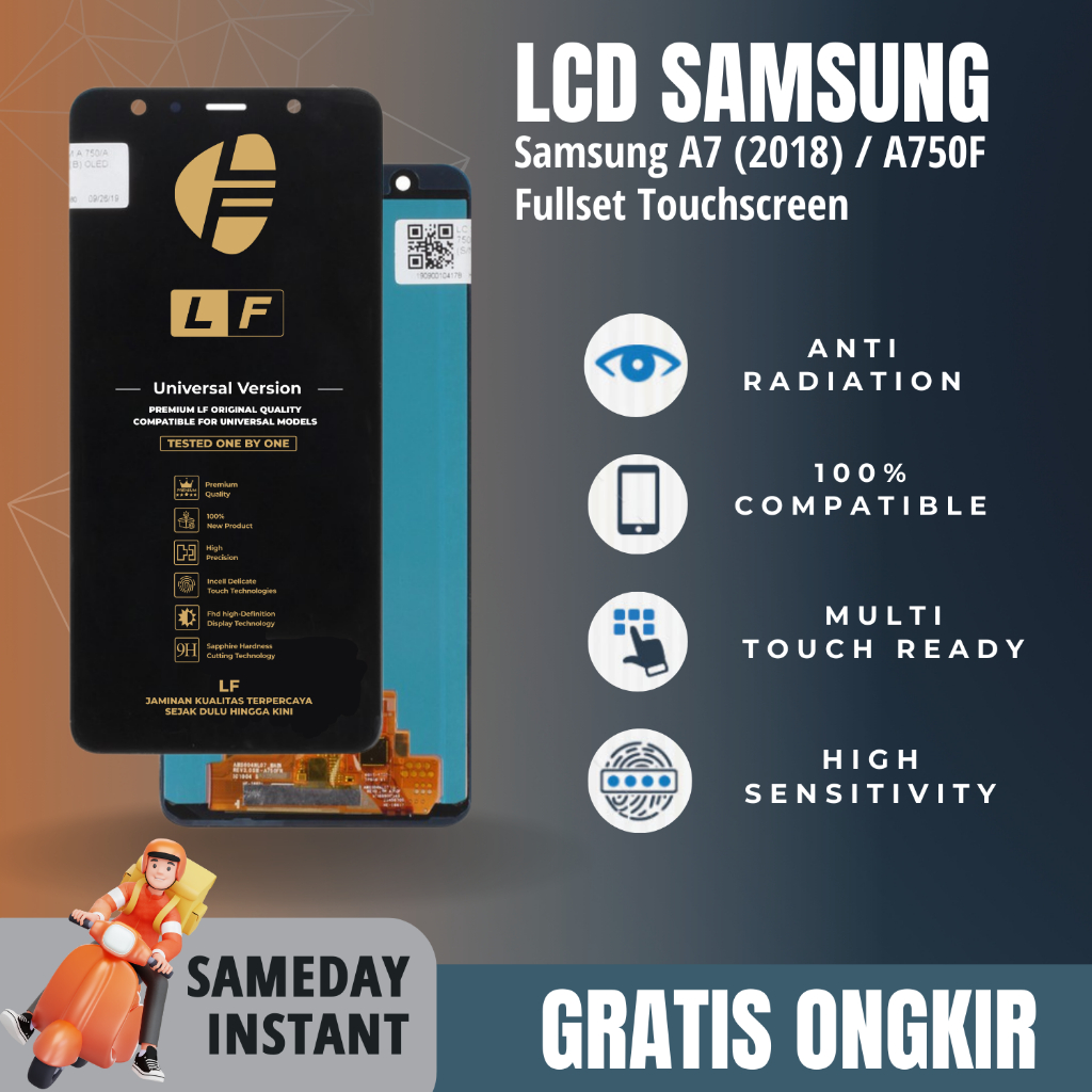 Jual LF - LCD Samsung A7 (2018) / A750F Fullset Touchscreen | Shopee ...