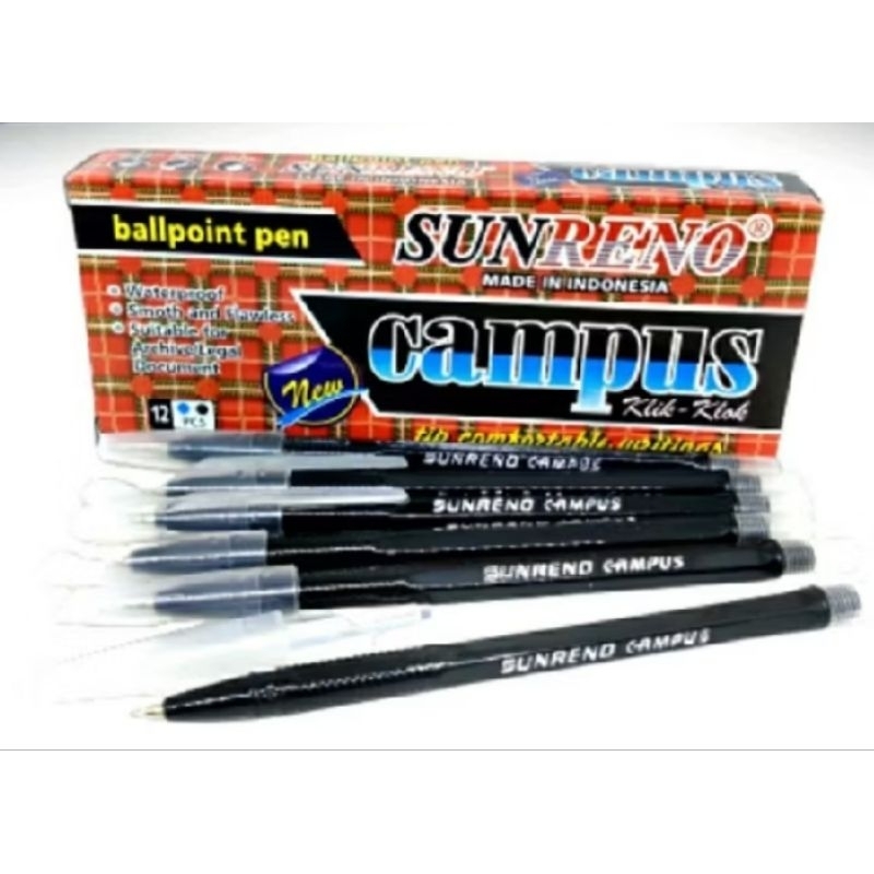 Jual Pulpen Ballpoint Sunreno Sun Reno Campus Pen | Shopee Indonesia