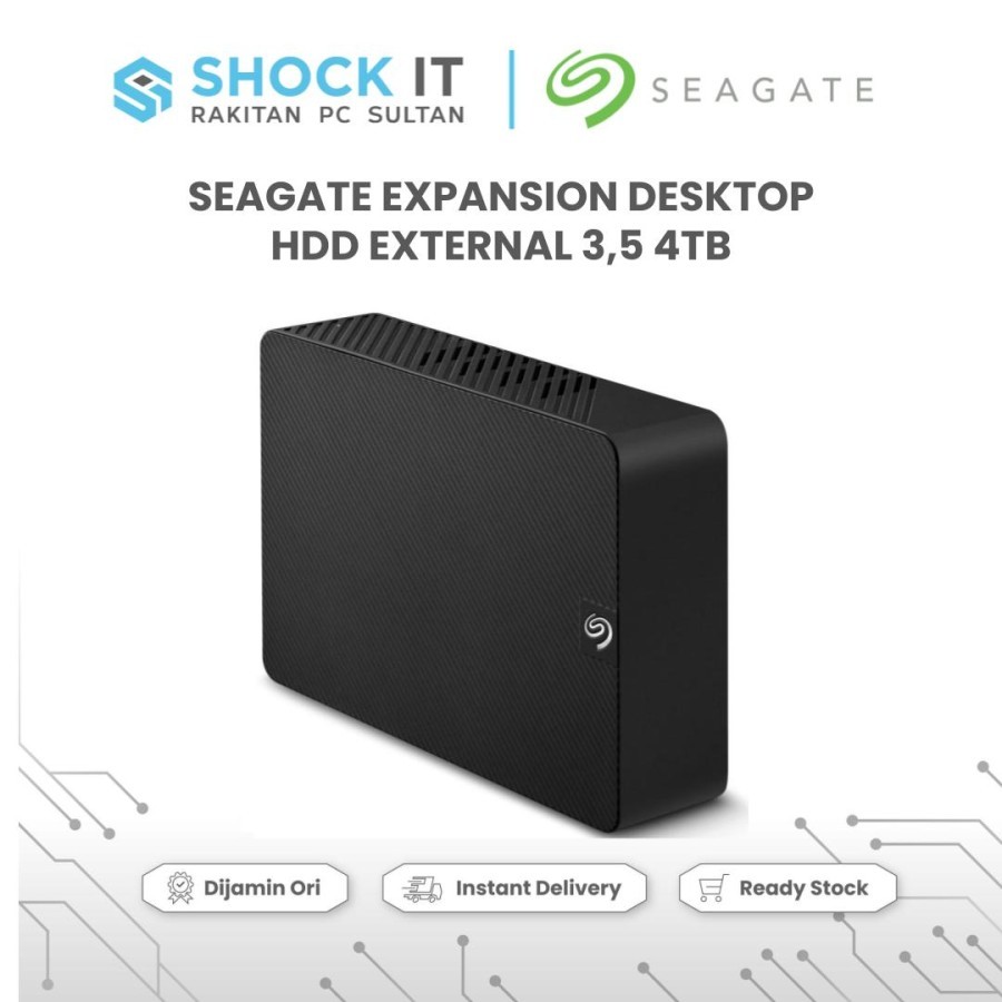 Jual SEAGATE EXPANSION DESKTOP HDD EXTERNAL 3,5 4TB | Shopee Indonesia