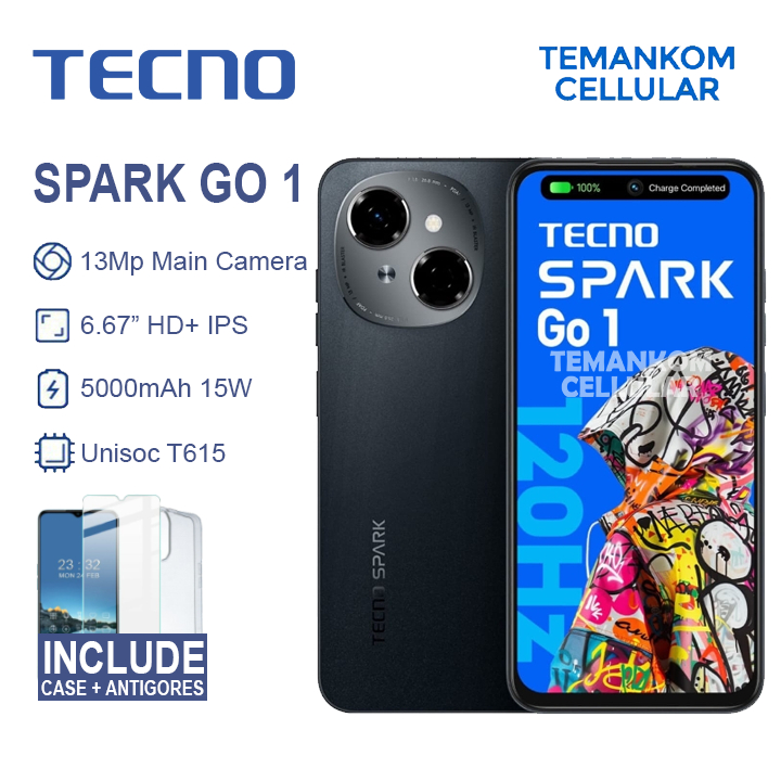 Jual Tecno Spark GO 1 RAM 8GB Total 4+4 extend RAM 4/64 4GB 64GB ...