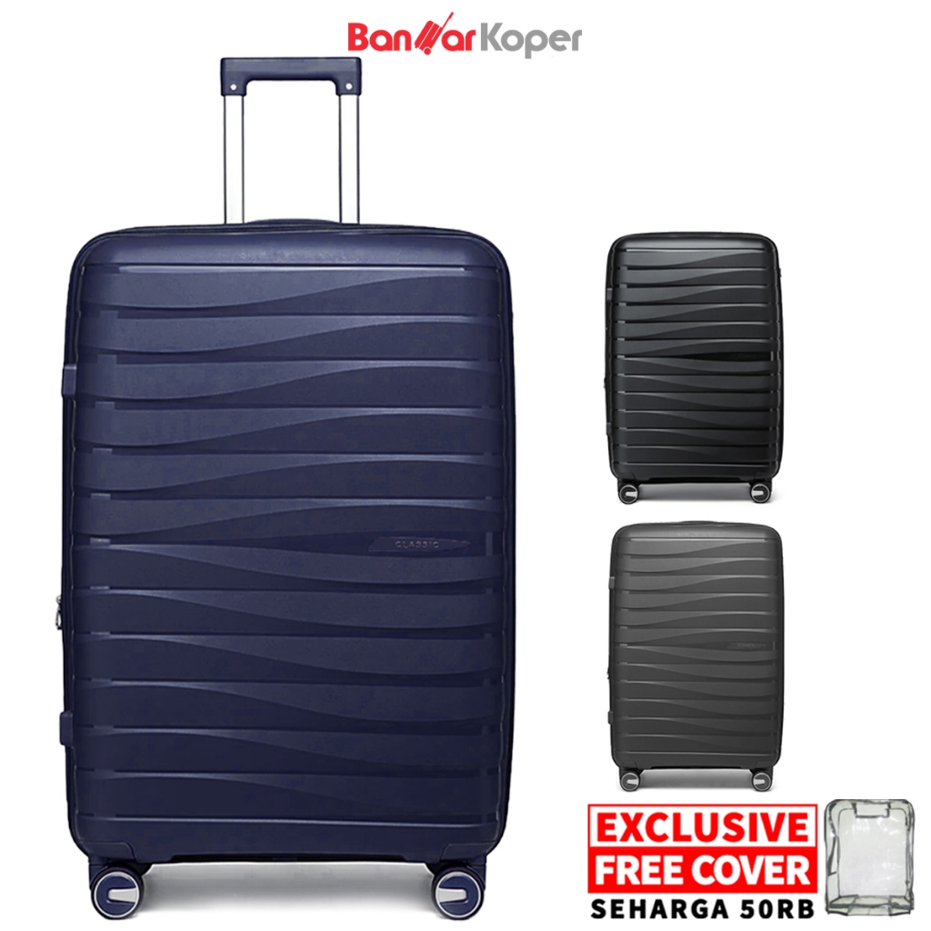 Jual Tas Koper Polo Classic Wave 10122 Koper Medium 24 Inch Hardcase Anti Pecah | Shopee Indonesia