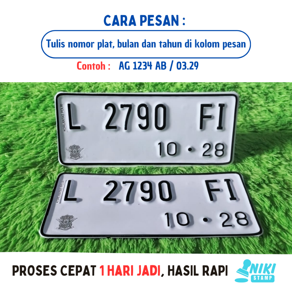 Jual (SATUAN) Cetak Angka Tanda Nomor SepedaMotor Font Sticker | Shopee ...