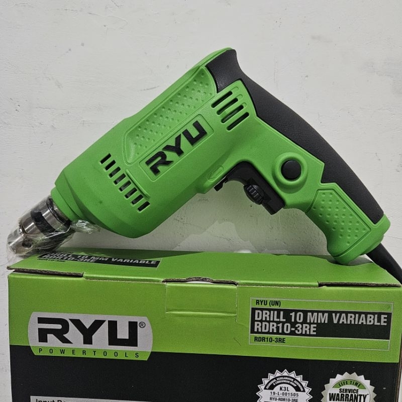 Jual Mesin Bor Tangan RYU RDR10-3RE Electric Drill 10mm Putra Inti ...